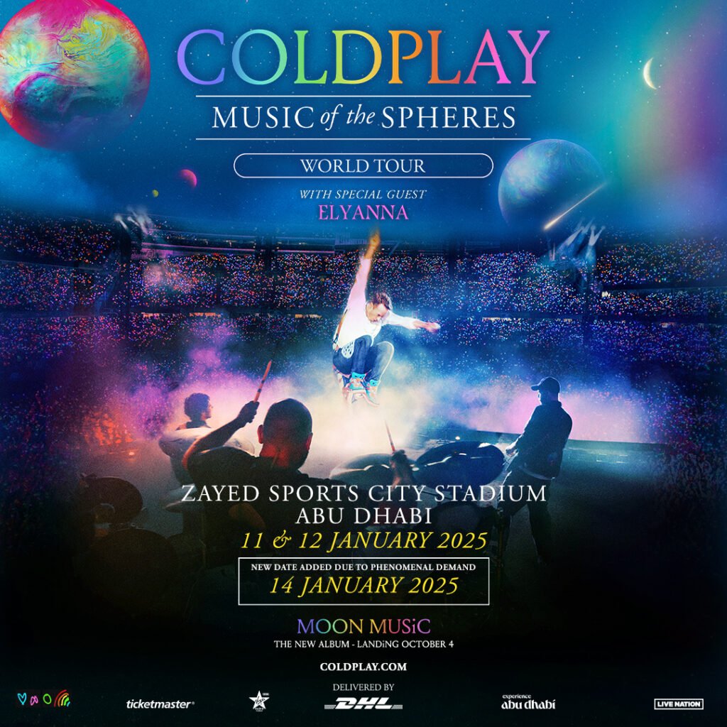 Coldplay Announces Another Additional Concert on January 14th in Abu ...